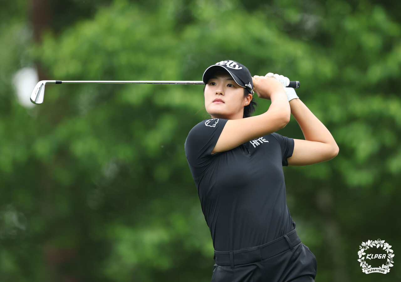김민별, KLPGA 맥콜·모나 용평 오픈 2R 10언더파 코스 레코드 작성